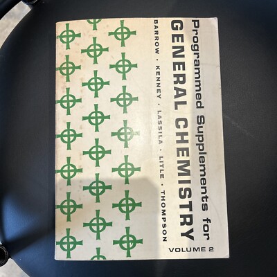 Vintage Case Institute Of Technology General Chemistry Book 1963 ...