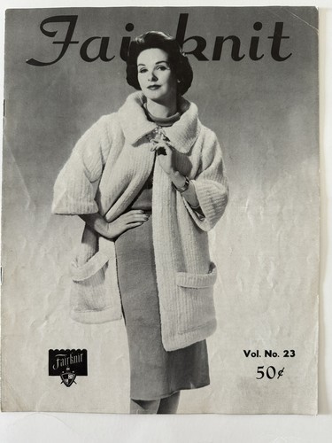 Diamond Fairknit Knit PATTERNS Dresses Coats Jackets Sweaters Vol 23 ...