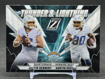 Justin Herbert & Austin Ekeler | 2022 Panini Zenith Thunder & Lightning ...