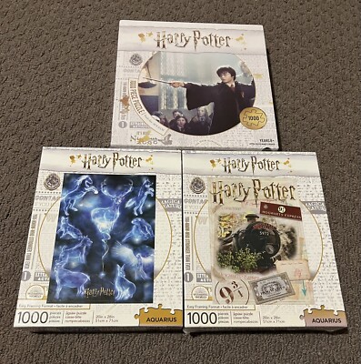 Harry Potter - 1000pc Puzzle Bundle (3 Seperate Puzzles) | eBay Australia