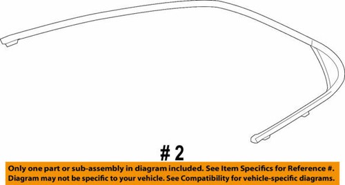 75707-33060 Toyota Moulding sub-assy, rear door window frame, rh ...