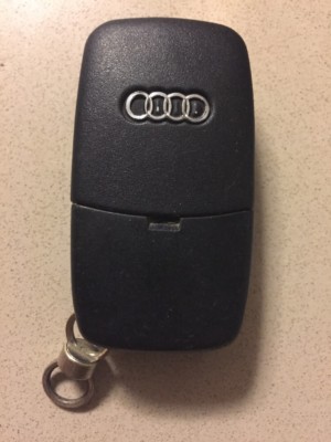 Audi s4 a4 keyless entry remote key fob oem transmitter uncut blade ...