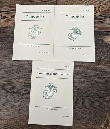 U.S. Marine Corps Campaigning & Command And Control Booklets FMFM MCDP ...