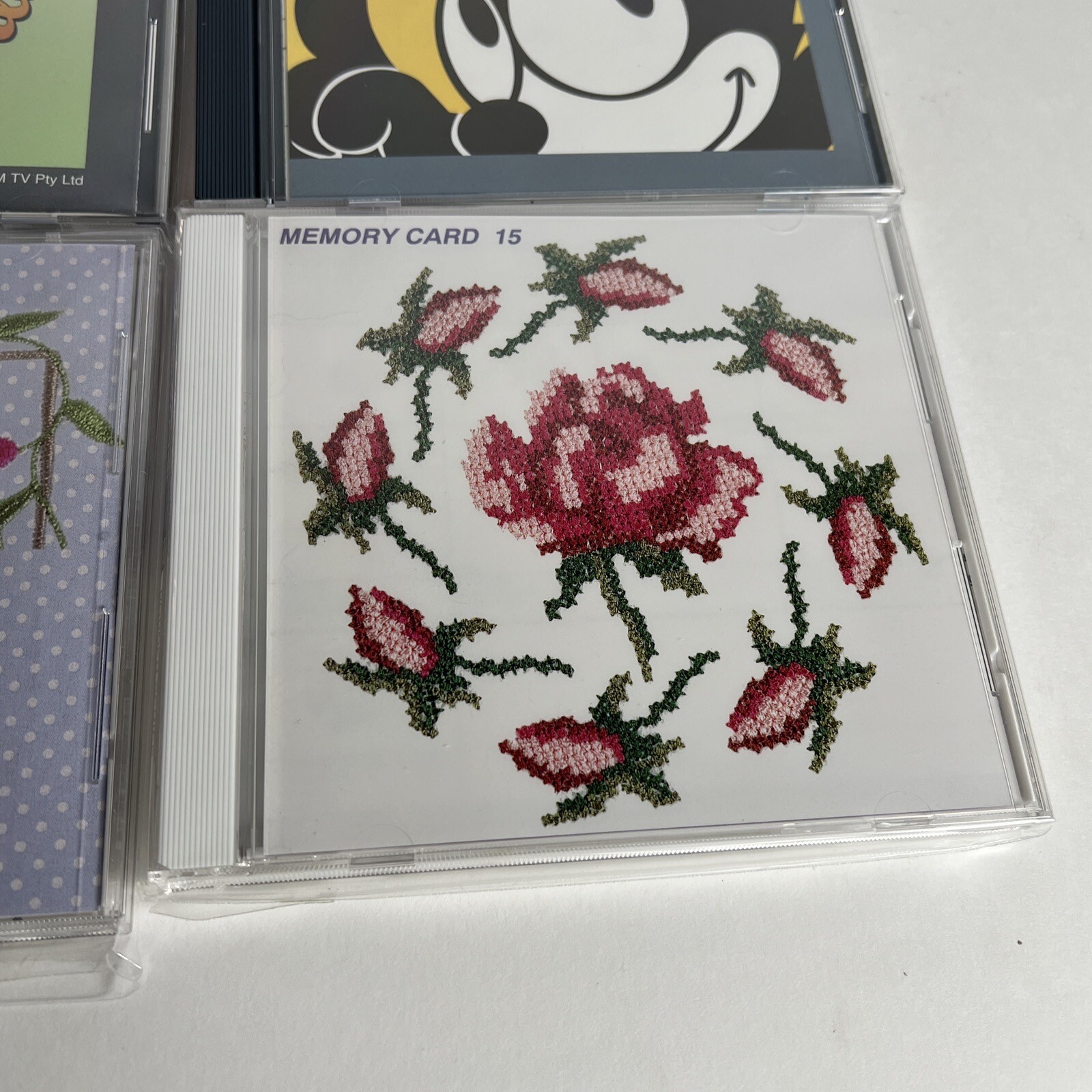 Lot of 5 Janome Embroidery Memory Cards SEE PICTURES FOR DETAILS 3 New ...