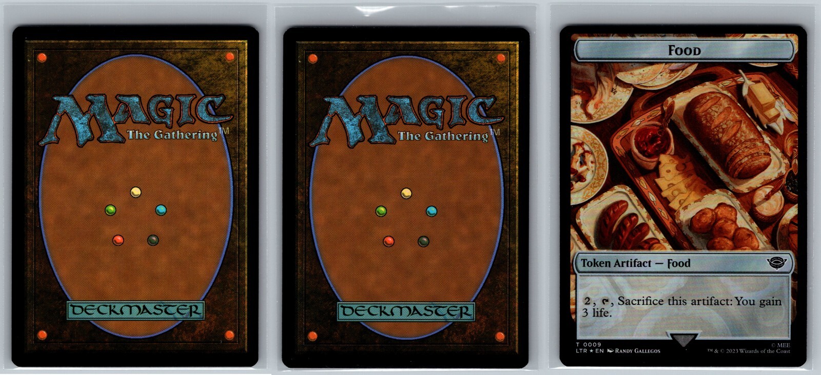 FOIL There and Back Again Smaug Token Magic the Gathering Lord of the ...