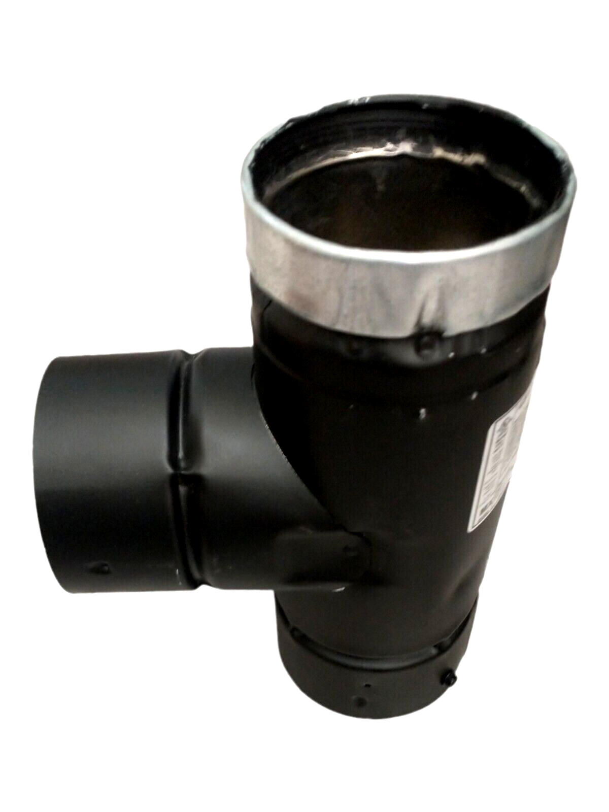 SELKIRK VP Pellet Pipe Type L Insulated Stove Pipe Tee & Cap 3VP-TSB ...