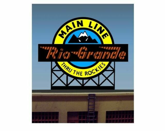 Rio Grande Animated Billboard Sign for HO O S Scale Miller 880601 for ...