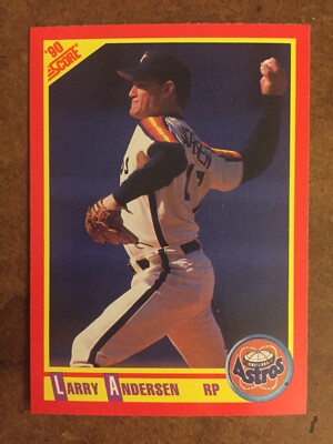 Larry Anderson 282 Score 1990 MLB Baseball Trading Card | eBay
