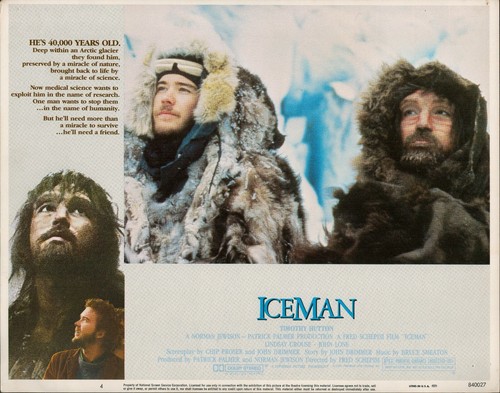 Iceman 1984 original Universal 11x14 sci-fi lobby card Timothy Hutton ...