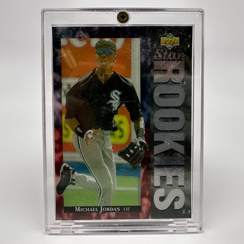 Michael Jordan Rookie Baseball Card Upper Deck 1994 Star Rookies #19 ...