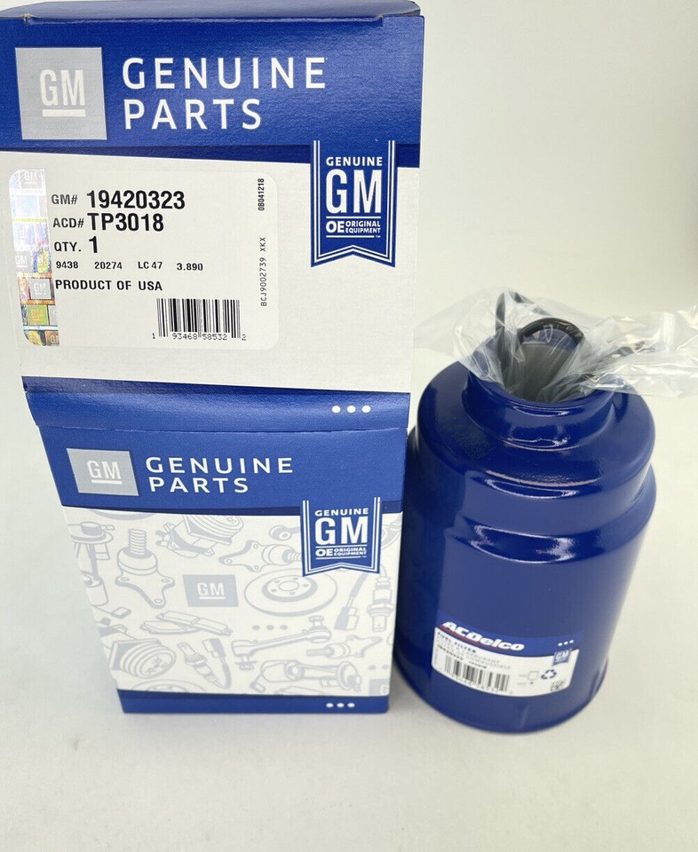 TP3018 AC DELCO DIESEL FUEL FILTER TP3012 19305685 12664429 12633243 ...