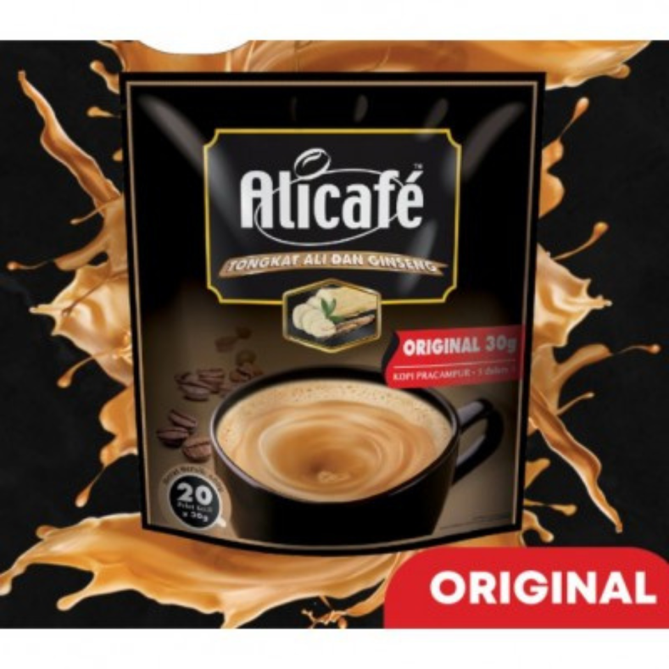 6 X Alicafe Original 20 Sachets x 30g Halal Coffee 5 in 1 (Express ...