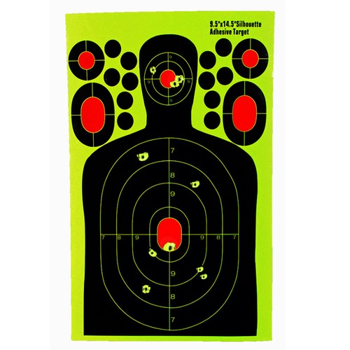 20pc Shooting Targets Splatter Glow Gun Rifle Paper Target Adhesive In ...