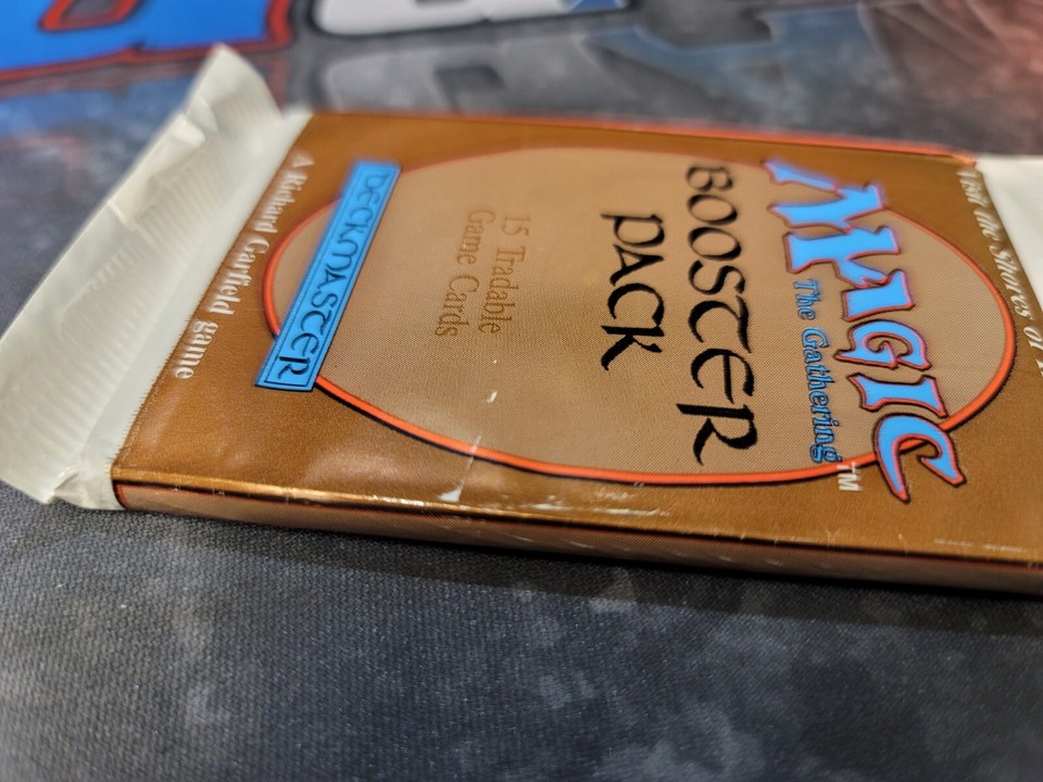 1993 Magic the Gathering ALPHA Booster Pack Sealed MTG Black Lotus ...