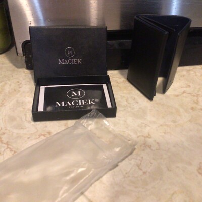 Brand New Maciek Genuine Leather Men's Wallet - Two Toned | eBay