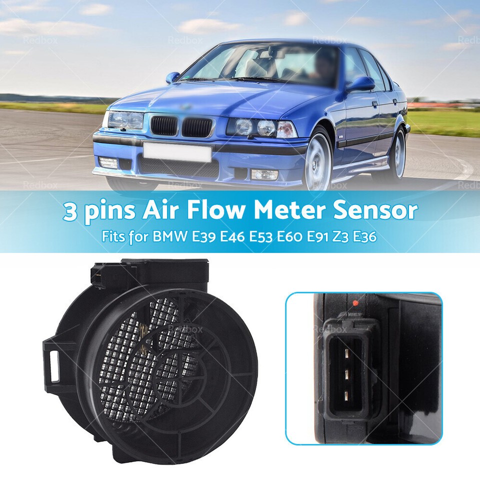 Air Flow Meter MAF Sensor Fit for BMW E36 E39 E46 E53 E60 E91 X5 Z3 ...