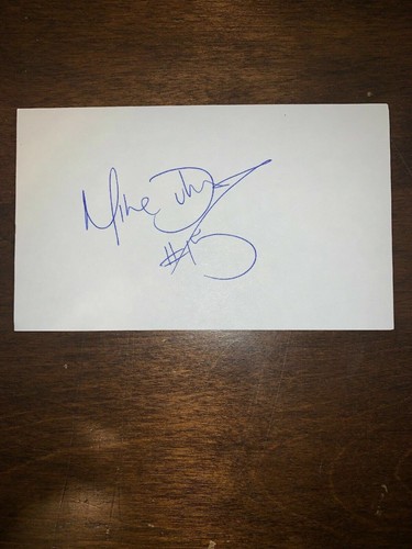 MIKE DUHANEY - SOCCER - AUTOGRAPH SIGNED - INDEX CARD -AUTHENTIC -C1271 ...