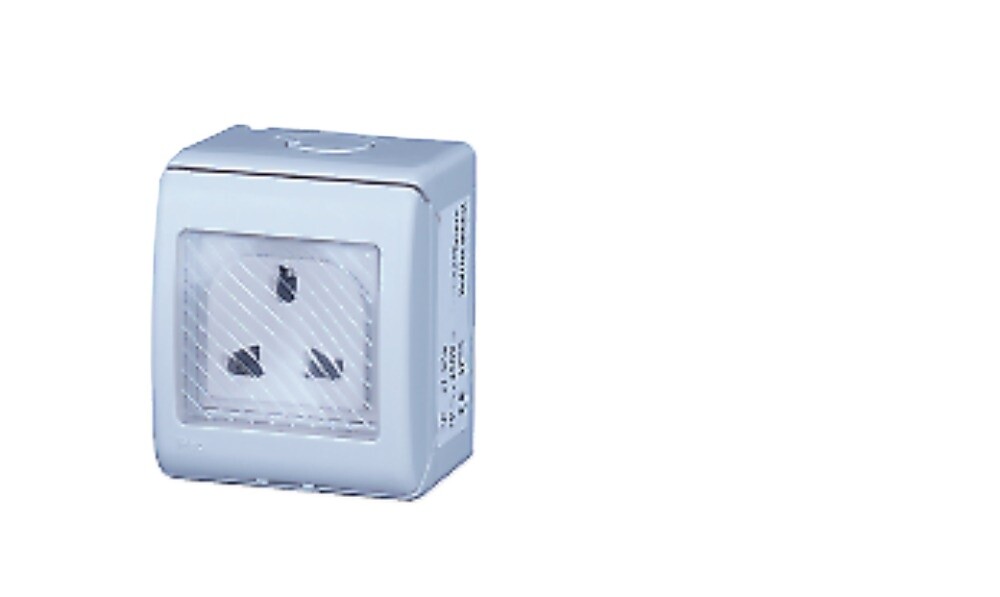 1PC MXW-DS 15A single-phase 220V three hole socket IP55 surface mounted ...