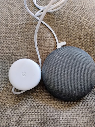 Google Home Nest Mini 1st Gen Smart Speaker - Charcoal tested and ...