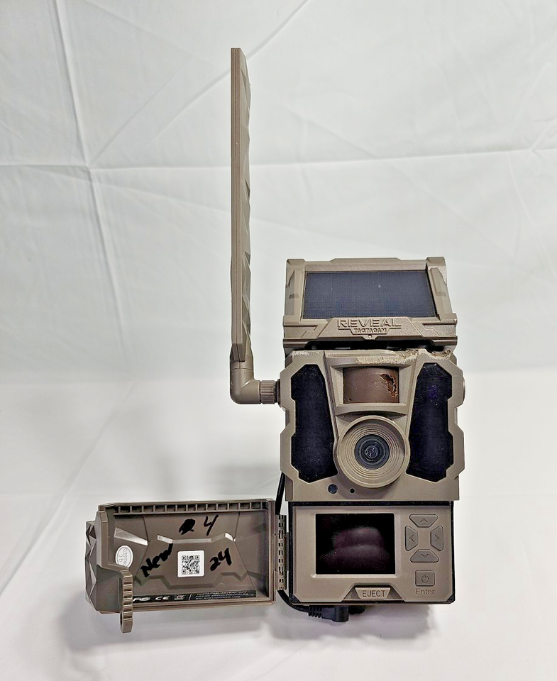 Tactacam Reveal X-Pro with Detachable solar panel Verizon Sim Card ...