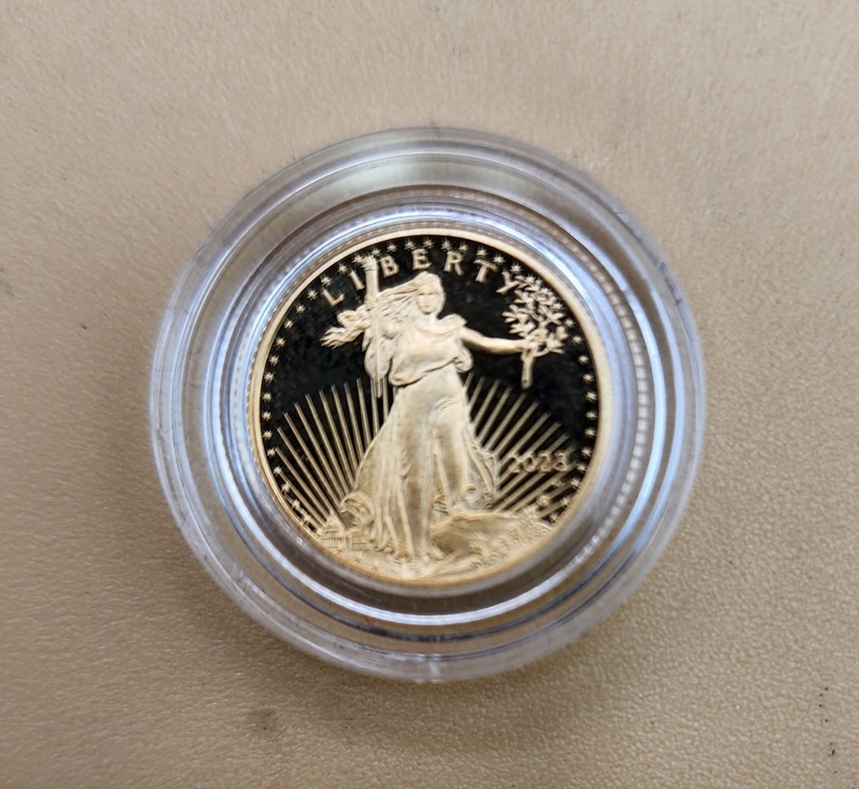 UNITED STATES MINT 2023 AMERICAN EAGLE ONE-TENTH OZ GOLD PROOF COIN | eBay