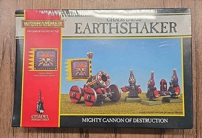 Warhammer Fantasy Chaos Dwarf Earthshaker Cannon (1993) Sealed OOP NEW ...