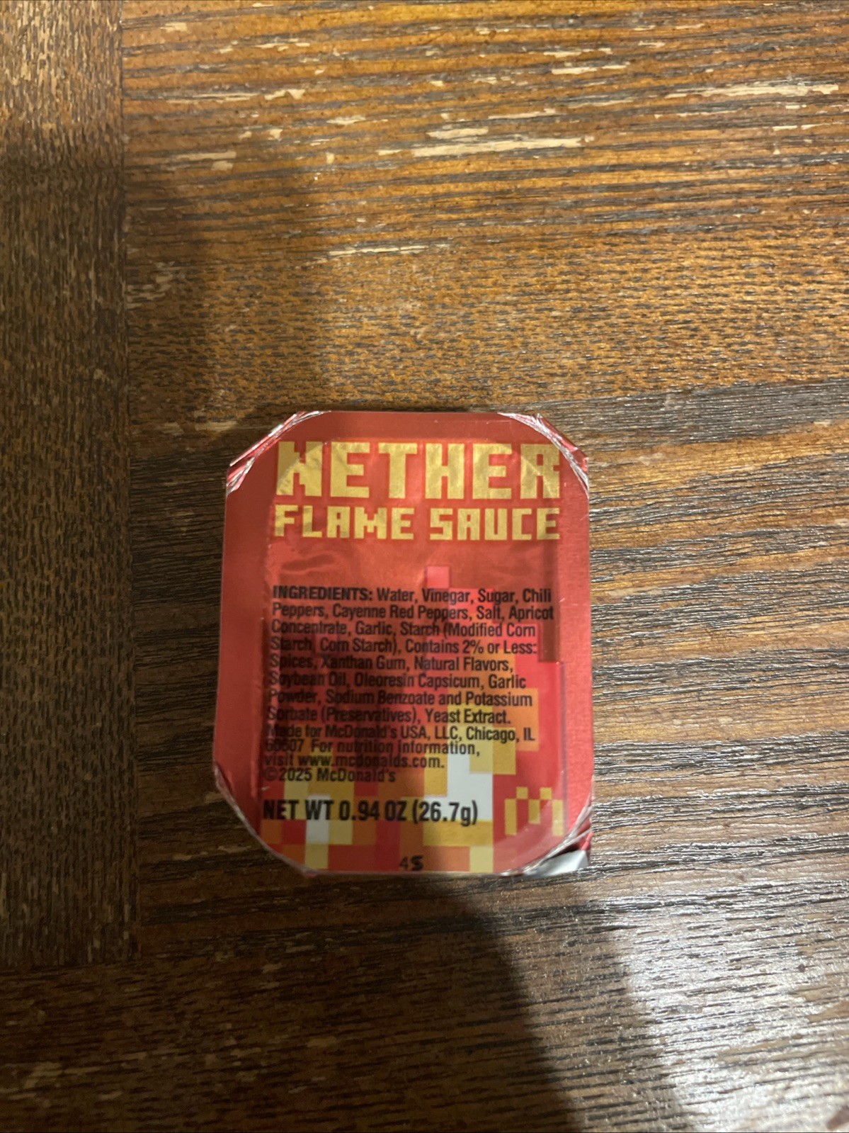 McDonald’s Nether Flame Sauce | eBay