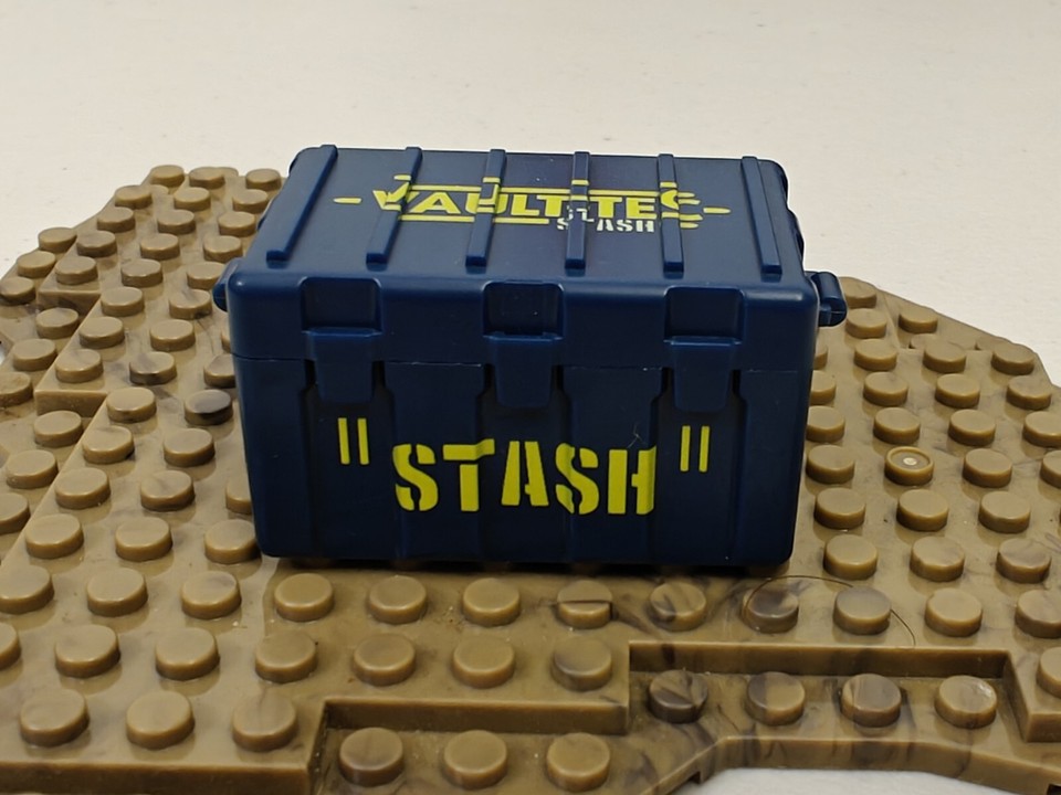 Custom Fallout Vault Tec Stash Box, Building Block Compatible with Mega ...