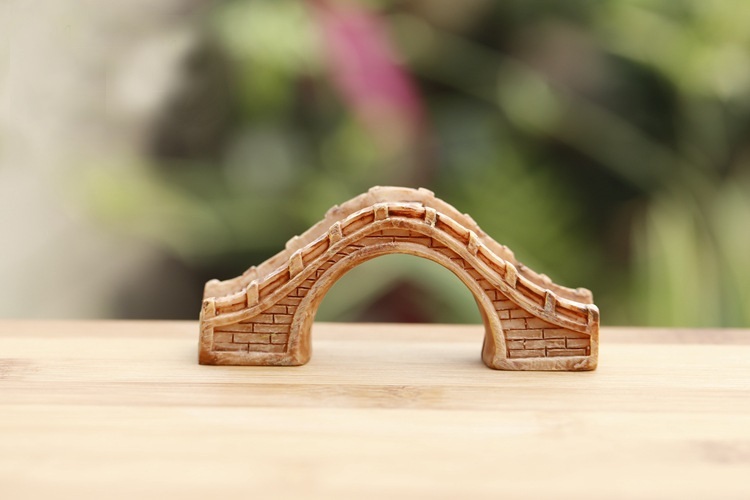Miniature Stone Bridge Fairy Garden Bridge Terrarium Accessories (USA ...