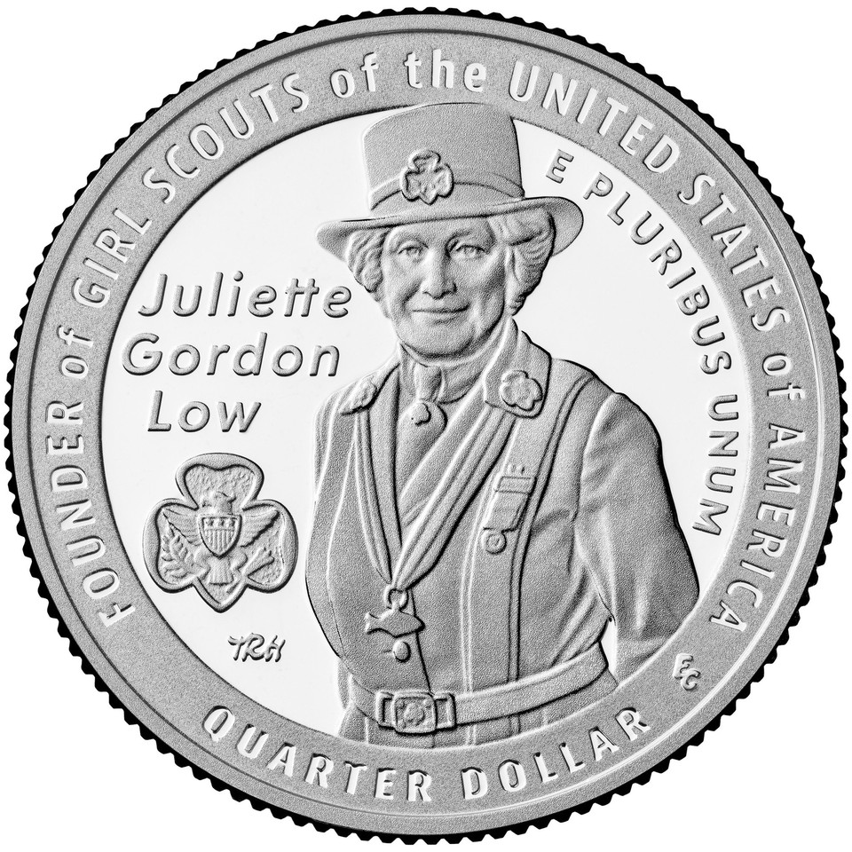 2025 S *PROOF* Juliette Gordon Low Quarter-DCAM Girl Scouts Coin! | eBay