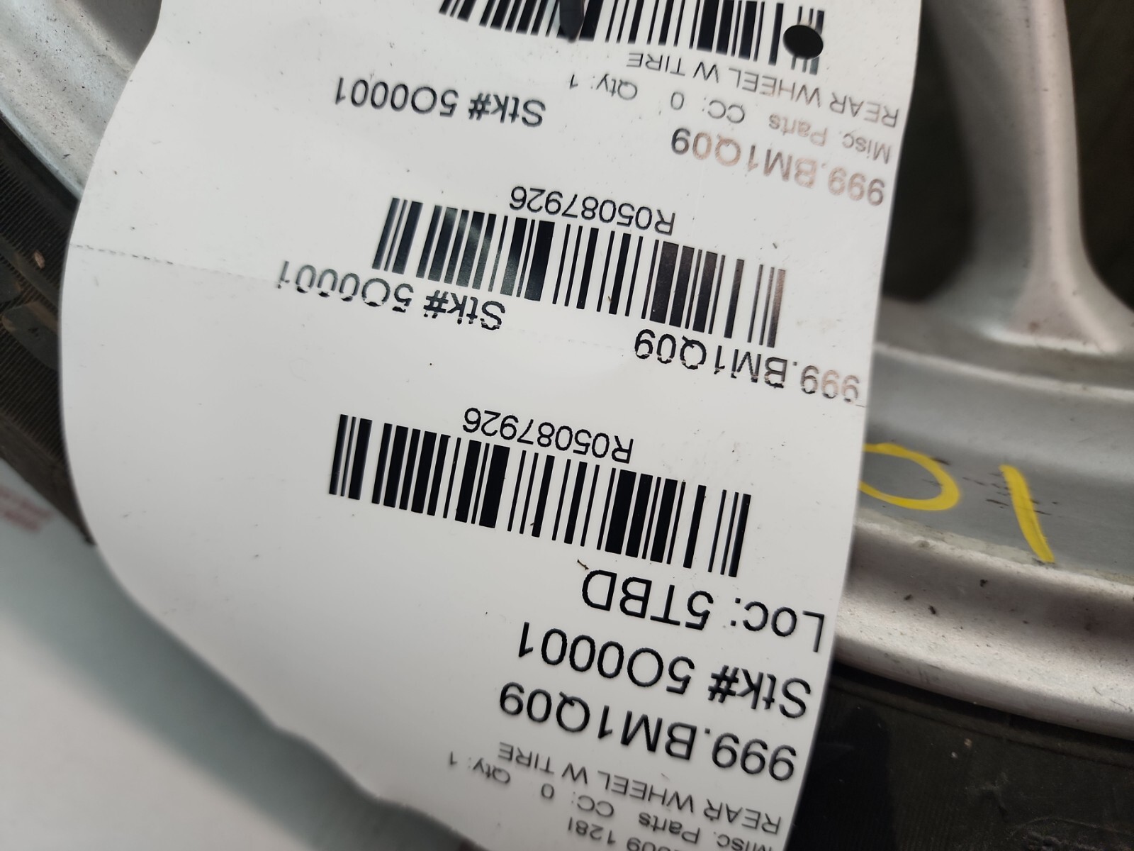 2009 BMW R1200RT k26 5.50X17 Silver Back Rear Wheel Rim OEM | eBay