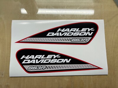 Adesivi Serbatoio Harley-Davidson Sportster 883 R , Decal Moto Tank H-D ...