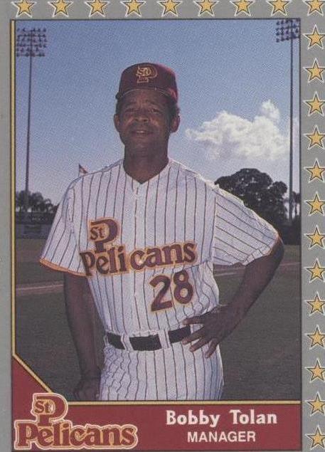 1990 Pacific Senior Professional Baseball Association - Bobby Tolan #1 ...