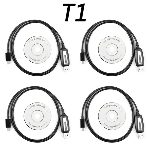 4PCS USB Programming Cable For BAOFENG BF-T1 Mini Walkie Talkie Mobile Radio | eBay