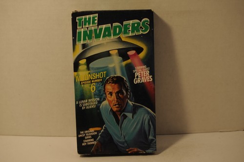 The Invaders, Moonshot Episode # 6, Peter Graves, TV series, VHS tape ...
