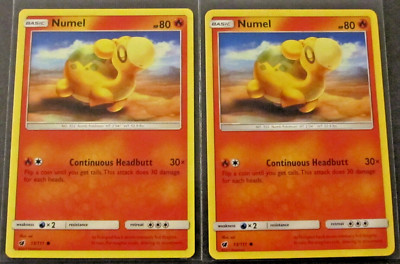 2 POKEMON CARD TCG/NUMEL/13/111/COMMON/2017/COLLECTIBLE | eBay