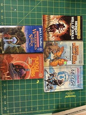 Jack L. Chalker lot of 5 well world jungle of stars Medusa 1st Ed ...