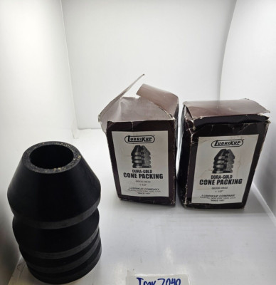 (QTY 2) Cone Packing Size 1-1/2” For Wellhead Stuffing Boxes Gold Flake ...