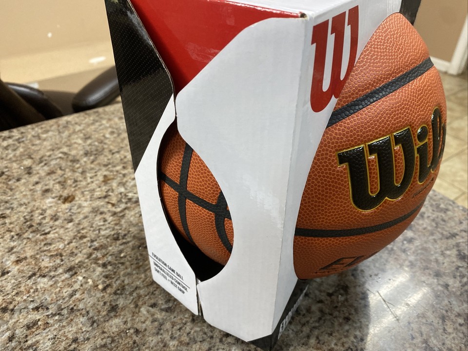 WILSON EVOLUTION BASKETBALL SIZE 7 INDOOR OFFICIAL GAME BALL 29.5 ...