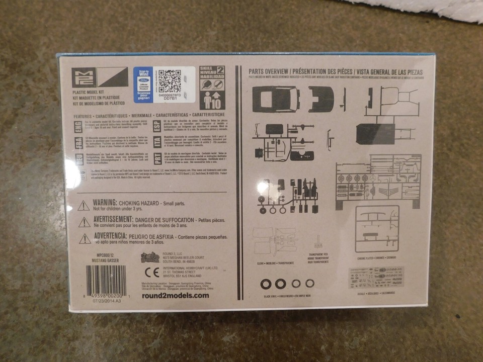'14 MPC Kit 800/12 1:25 George Montgomery's MALCO GASSER '68 Mustang ...