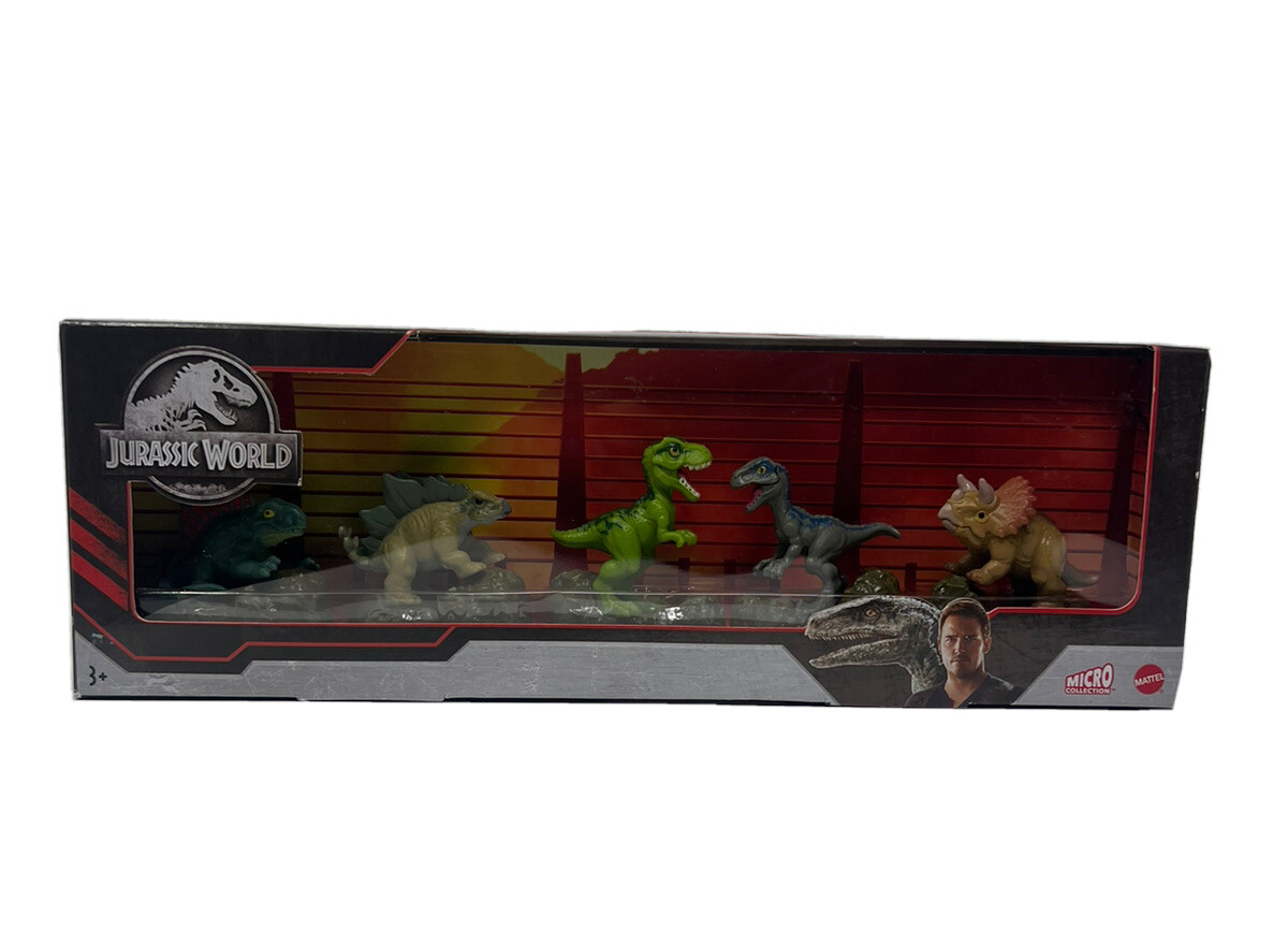 Jurassic World 5 Pack Dinosaurs Micro Collection 2 Inch Figures - BRAND ...