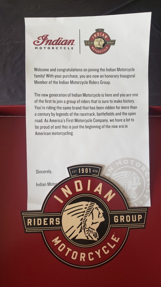 Indian Motorcycle Clock Speedometer Patch Dealer Gift Box Whs1 | eBay