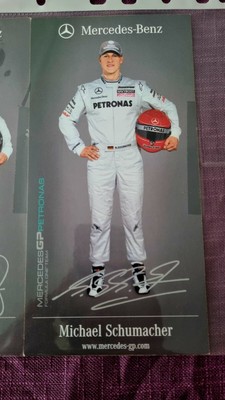 F1 - Michael Schumacher Mercedes AMG Petronas Printed Autograph | eBay