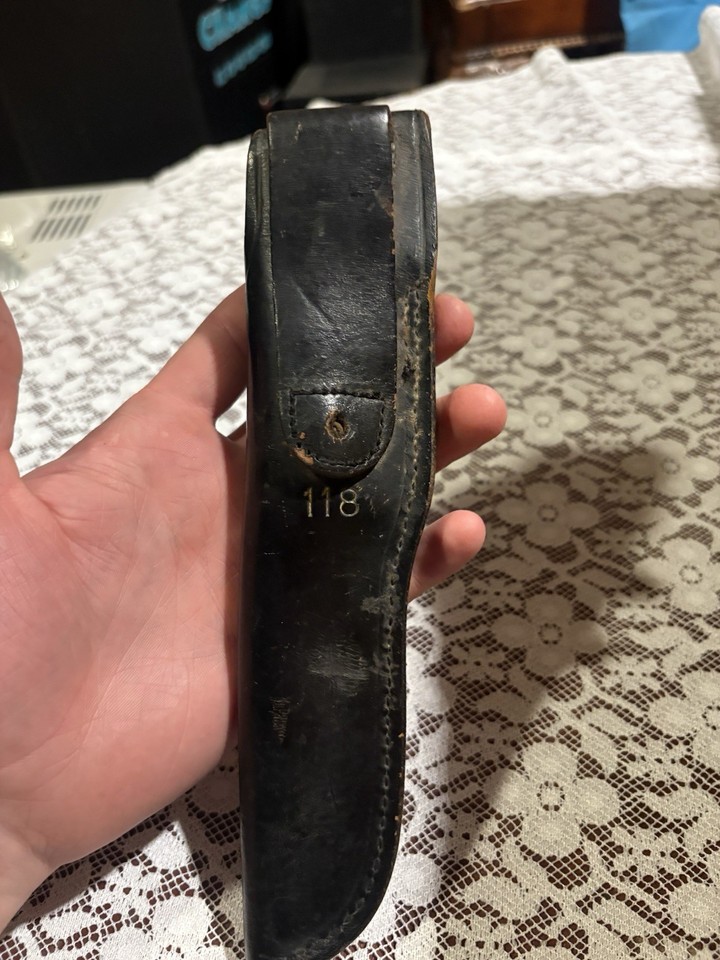 Vintage Buck 118 USA Personal Steel Blade Knife W/Leather Sheath | eBay