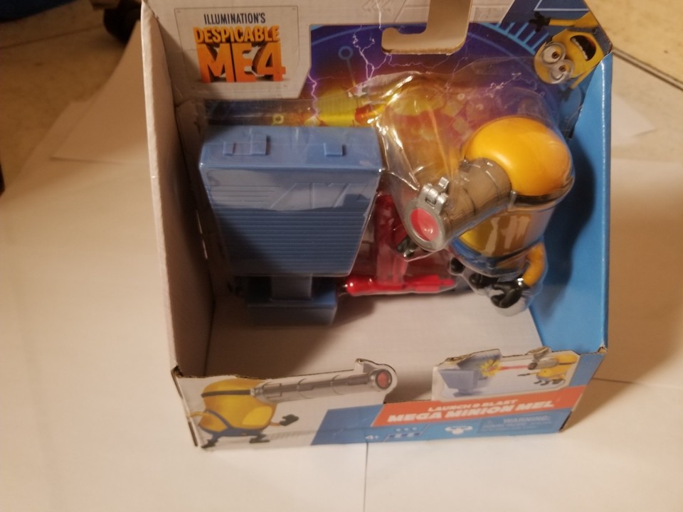 Despicable Me 4 Launch & Blast Mega Minion Mel Action Figure | eBay