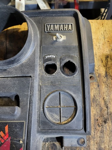 Vintage Yamaha Srv Snowmobile Cowl Dash Console | eBay