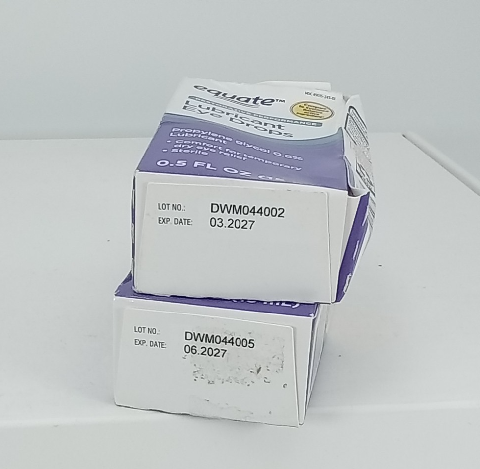2 EQUATE LUBRICANT EYE DROPS BB DATE 2027 | eBay