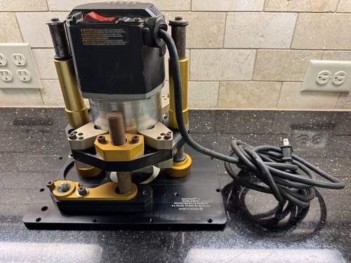 PORTER CABLE 7518 VARIABLE SPEED ROUTER W/ JESSEM INCRA MAST-R-LIFT ...