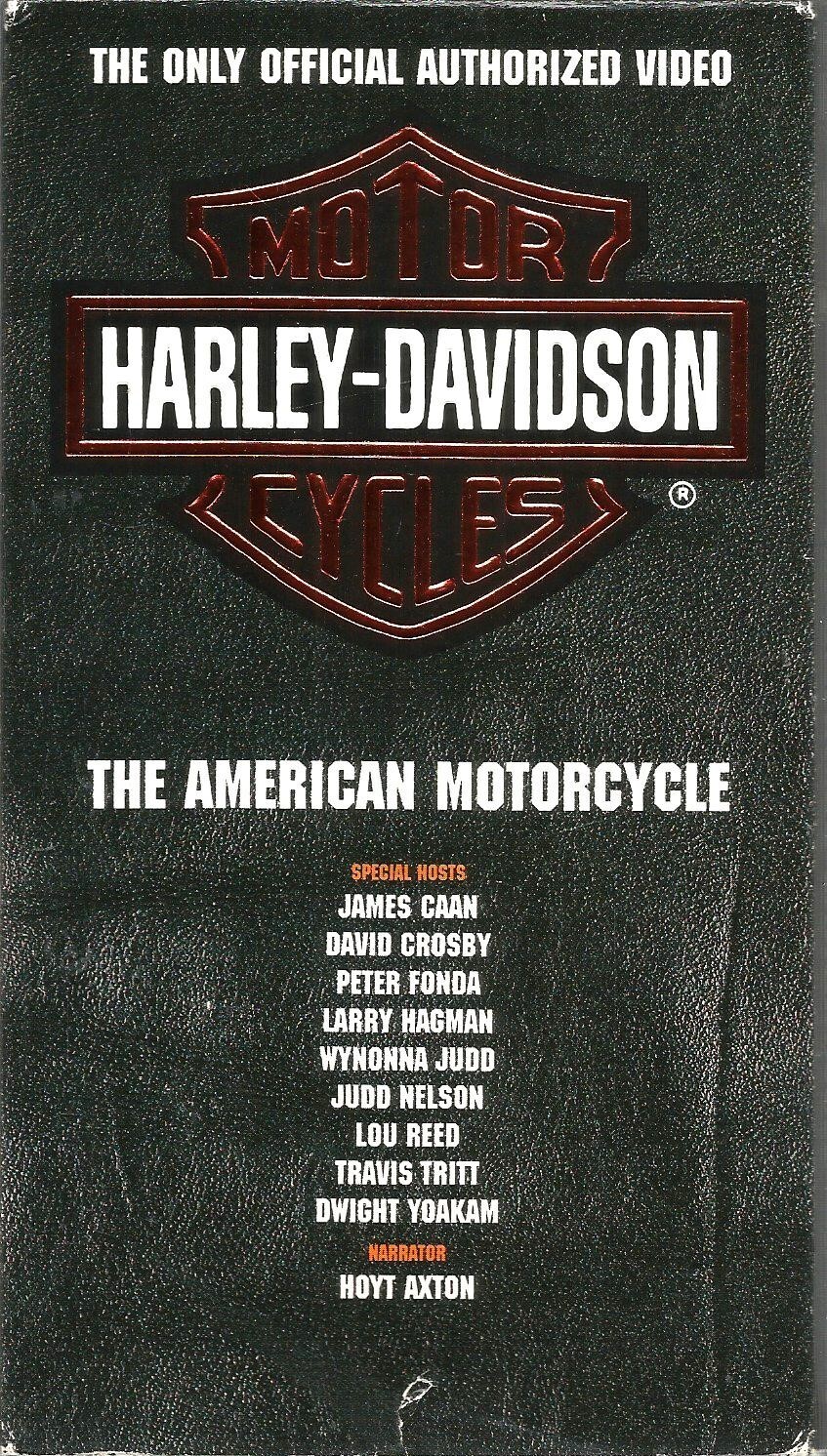 Harley Davidson The American Motorcycle VHS 1993 James Caan Peter Fonda ...