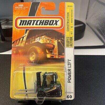 2007 Matchbox Construction Ready For Action Power Lift Forklift #60 ...